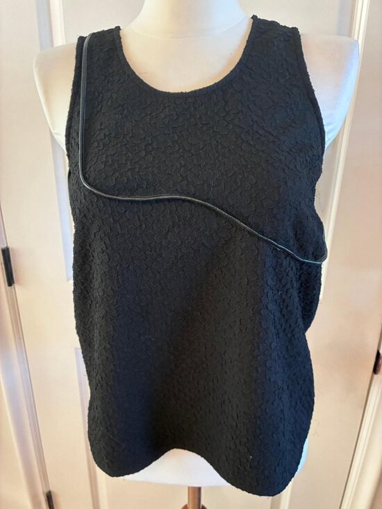 Joe's Jeans | Tops | Joes Jeans Black Sleeveless Tops Brocade W Faux ...